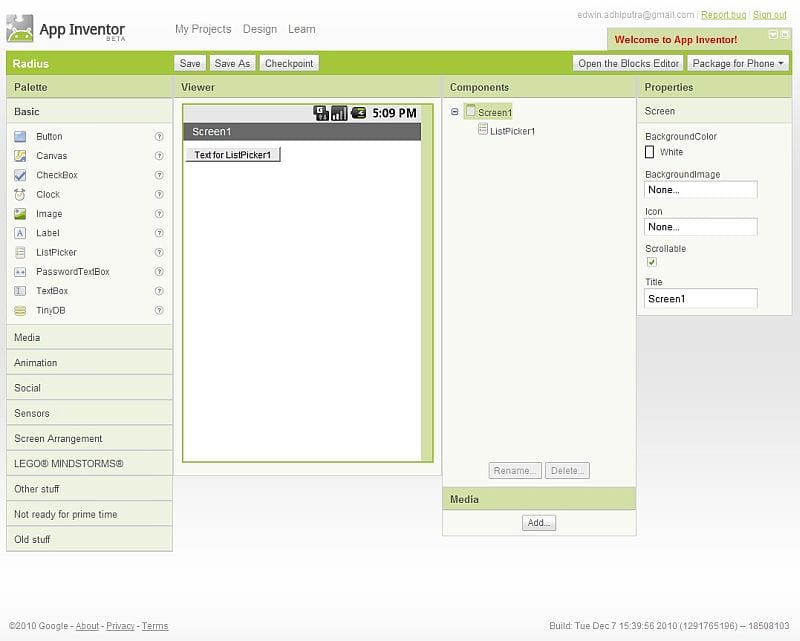 Membuat Aplikasi Android Dengan AppInventor | Android