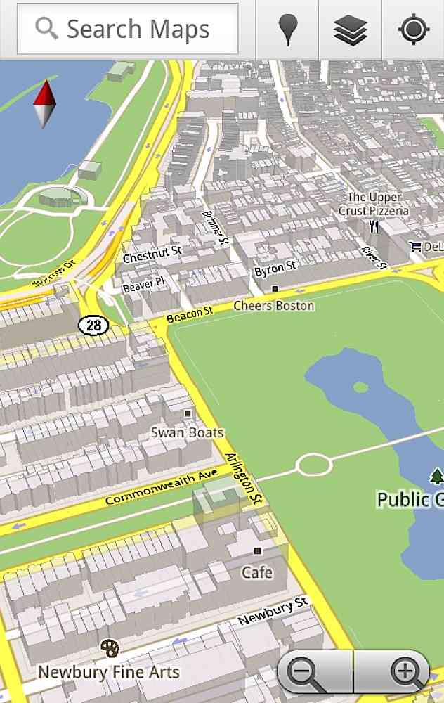 Google Maps For Mobile 5, Tampilan 3D Dalam Mode Offline - YANGCANGGIH.COM