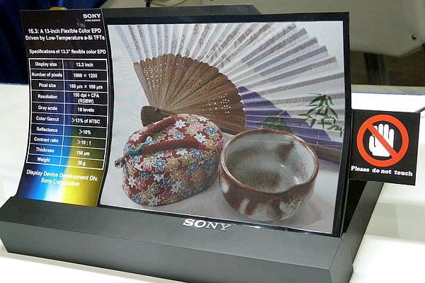 Sony Perkenalkan E-paper Warna Berteknologi 3D - YANGCANGGIH.COM