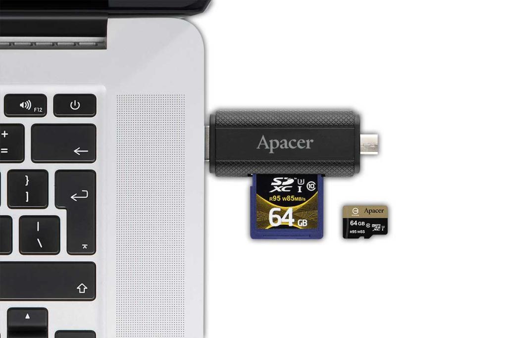 Apacer AM702: Card Reader Dengan Port USB Ganda - YANGCANGGIH.COM