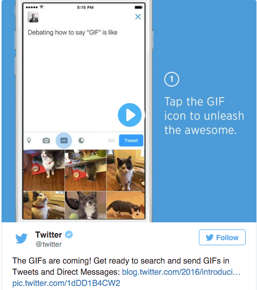 Twitter Menghadirkan Fitur Terbaru Untuk Mencari File GIF - YANGCANGGIH.COM