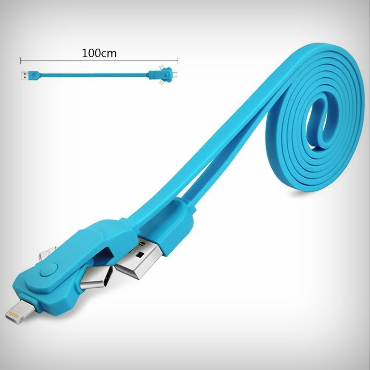 Swivel Cord 3-in-1: Kabel USB Inovatif Untuk Semua Perangkat Gadget ...