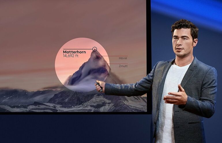 Logitech Spotlight Presentation Remote: Remot Presentasi Nirkabel ...
