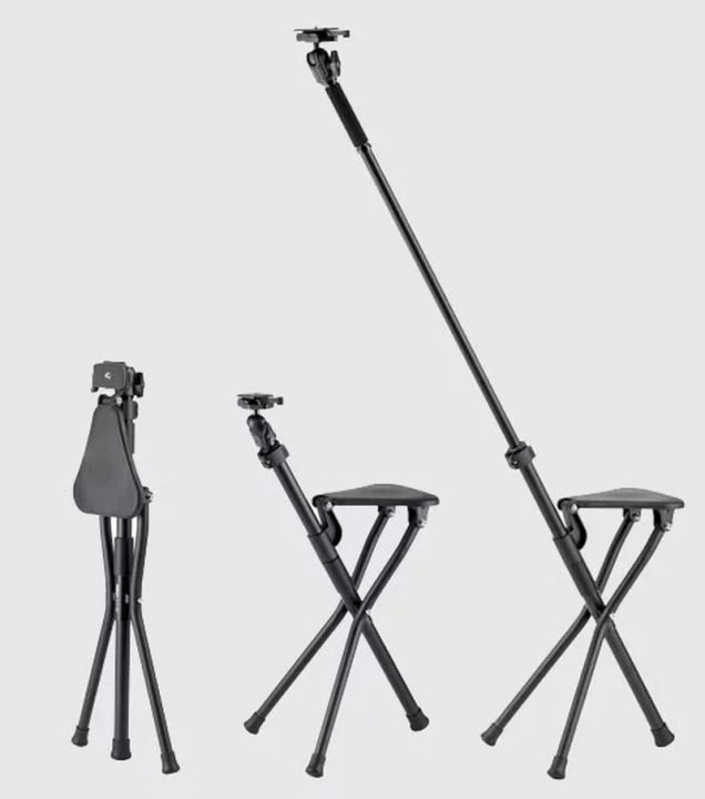 Velbon Chairpod: Tripod Yang Lengkap Dengan Fitur Kursi Untuk Duduk ...