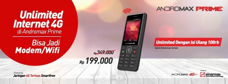 Smartfren Andromax Prime Turun Harga, Kini Bisa Jadi Modem WiFi ...