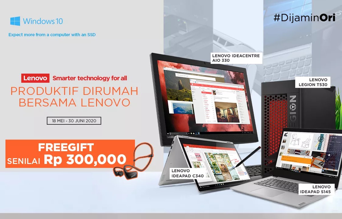 Program Produktif Di Rumah Bersama Lenovo Tawarkan Bonus Senilai 300 ...