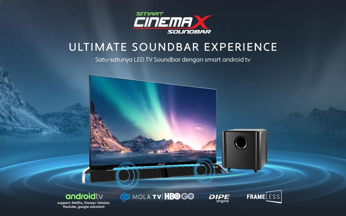 Polytron Smart Cinemax Soundbar: Paket Lengkap LED Smart TV Dan ...