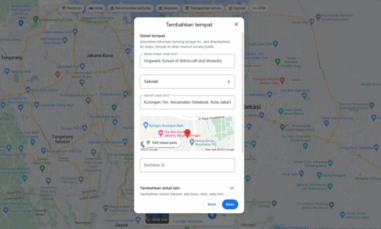 [Tips] Cara Menambahkan Tempat Yang Belum Tercantum Di Google Maps ...