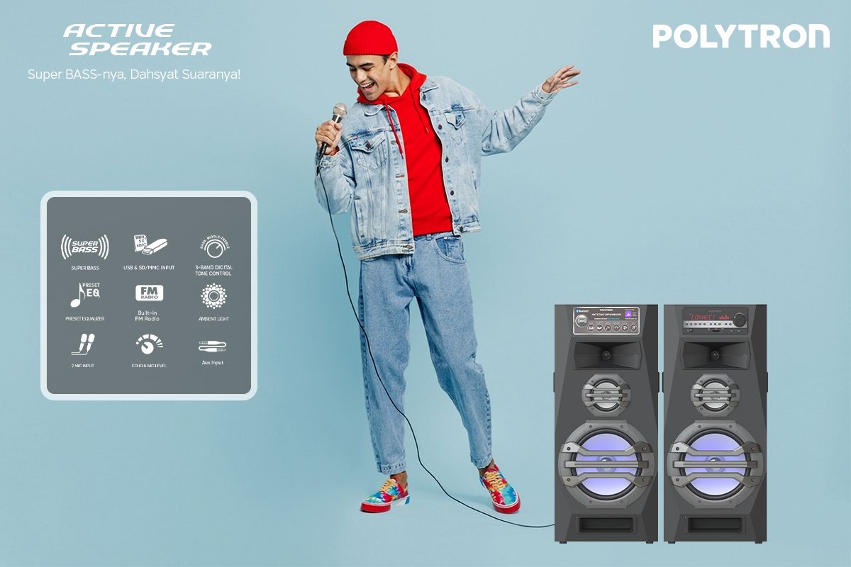 Polytron PAS 12AF15: Speaker Bluetooth 2,5 Jutaan Rupiah Dengan Fitur ...