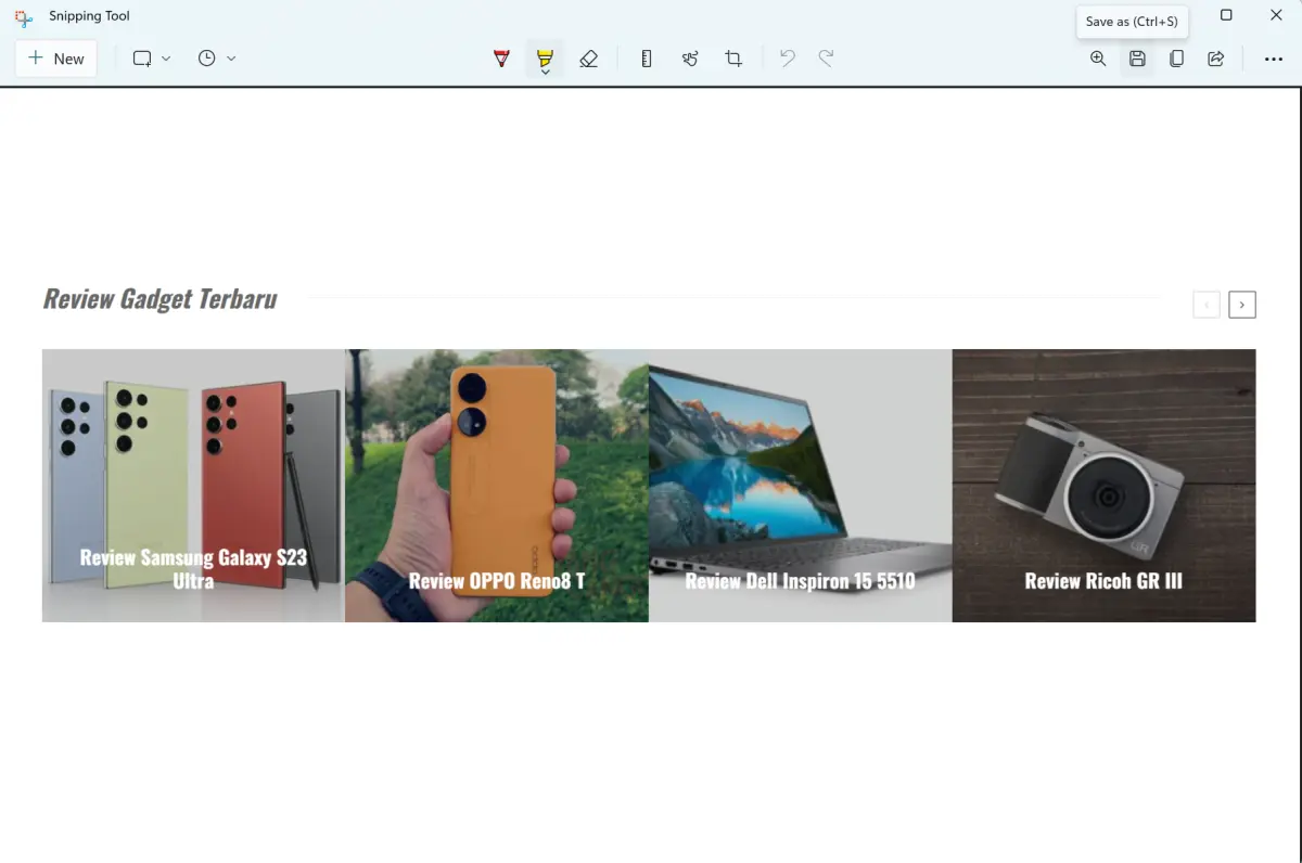 [Tips] Screenshot Di Windows 11 Dengan Snipping Tool - YANGCANGGIH.COM