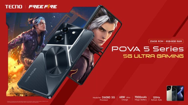 TECNO POVA 5 Series 5G Free Fire Edition Hadir Di Indonesia, Harga Mulai 2 Jutaan Rupiah ...